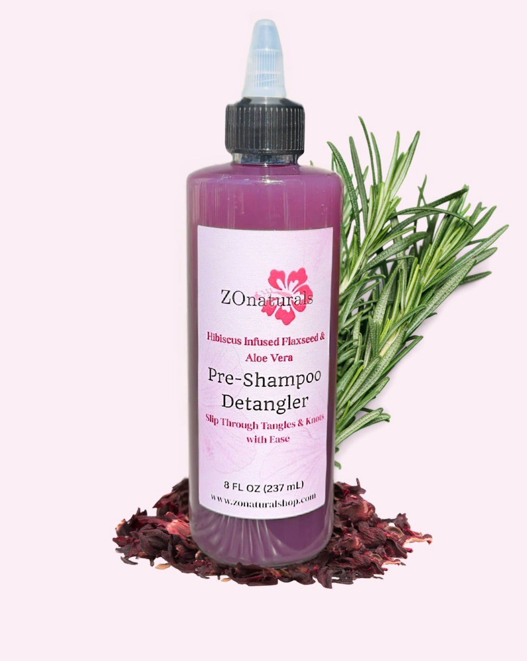 Flaxseed & Aloe Vera Pre-Shampoo Detangler 8OZ – ZOnaturals